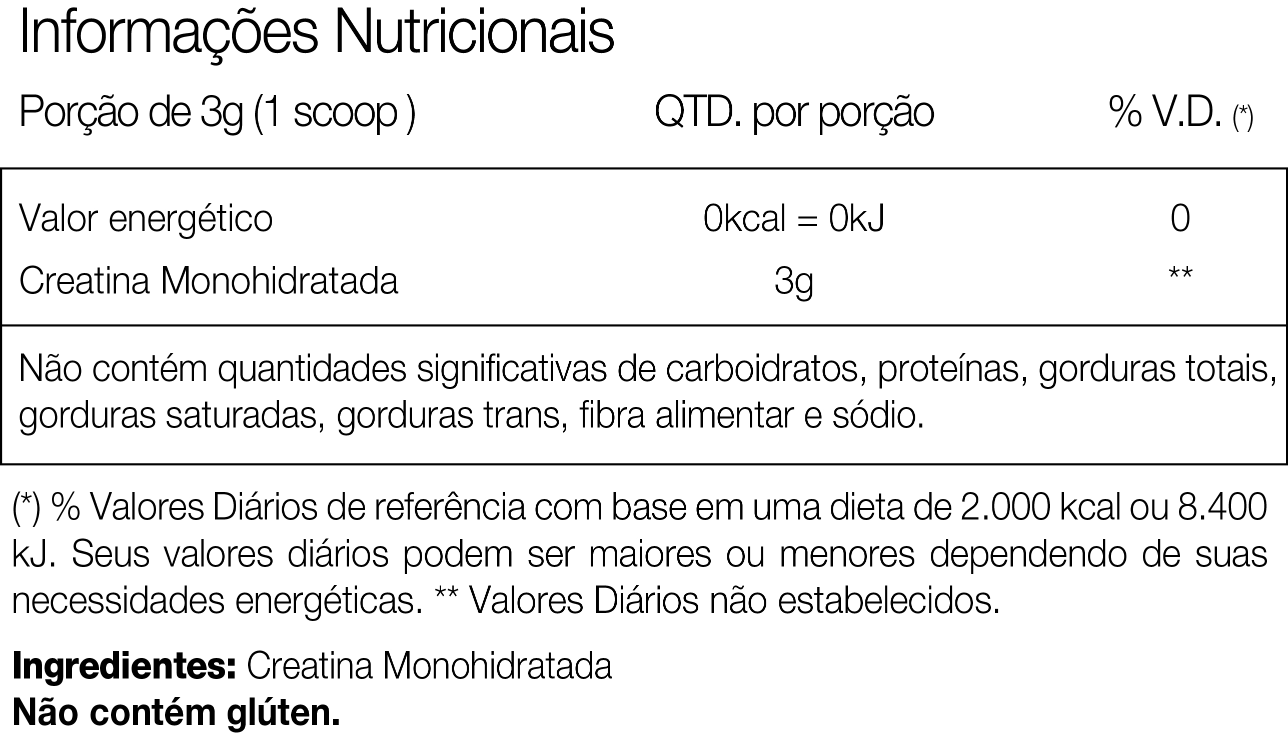 Creatine 100g Vitafor